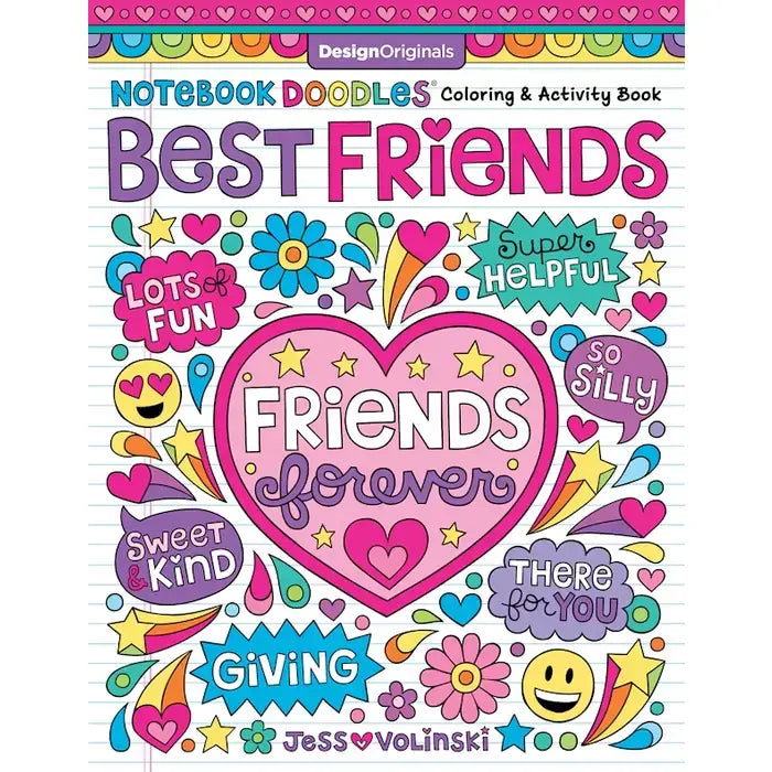 Best Friends Doodles Coloring Book – Violet and Valentine